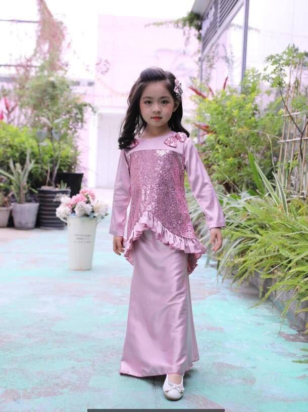 Baju Raya 2020*6 cool elves PEPLUM SHINING - baju kurung